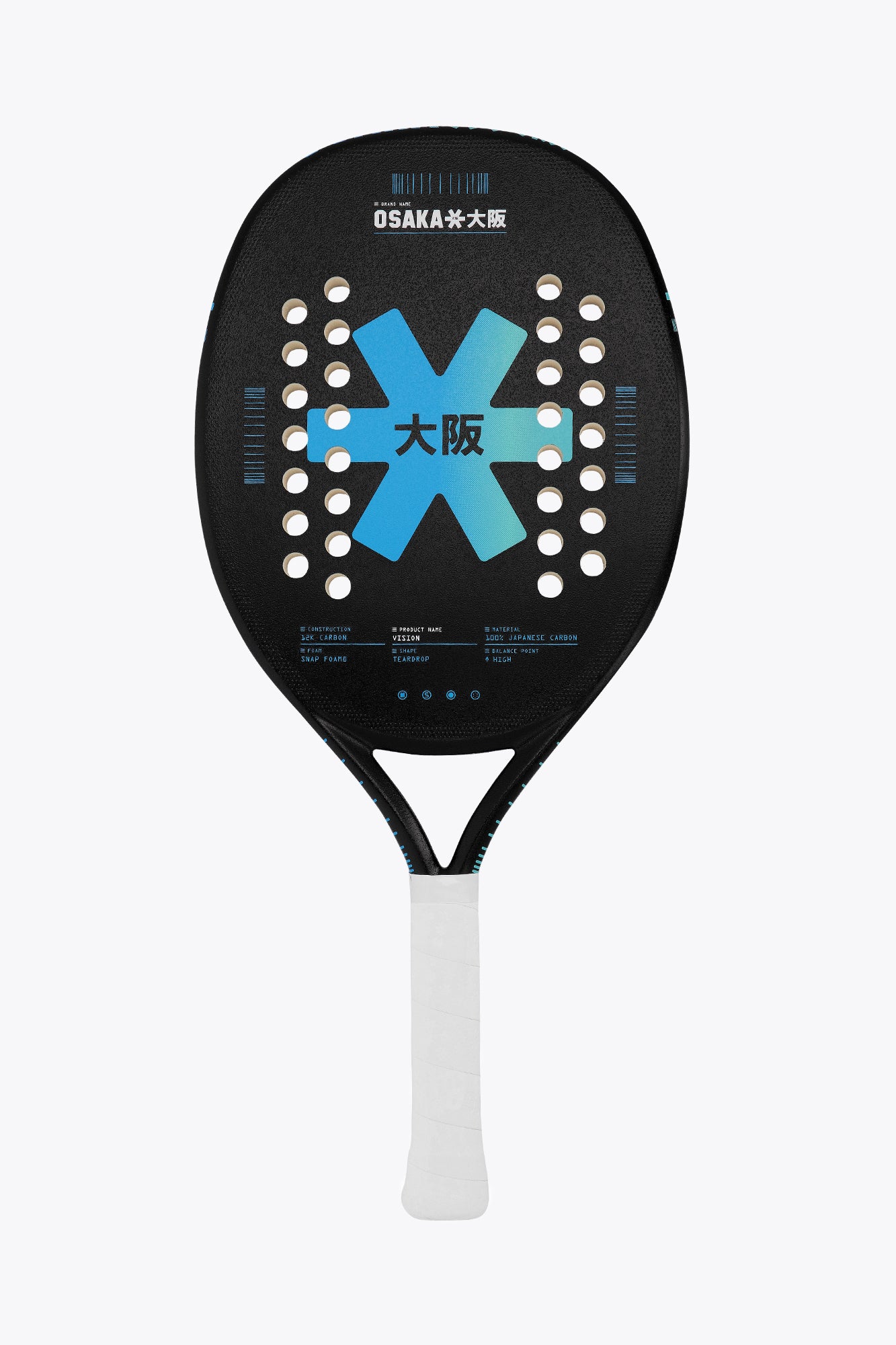 Osaka Beach Tennis Racket - Vision | Electric Blue | Osaka World
