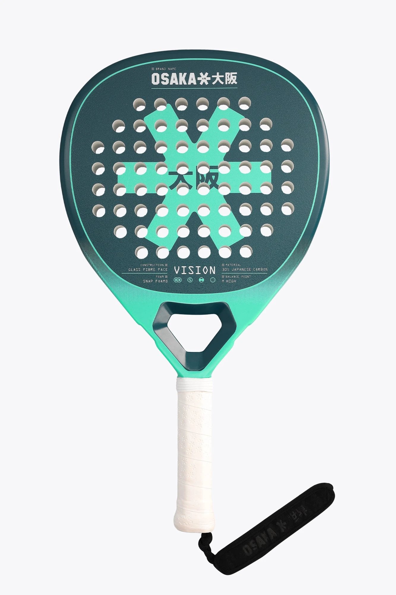 Osaka Padel Racket - Vision - Power | Transformative Teal | Osaka World